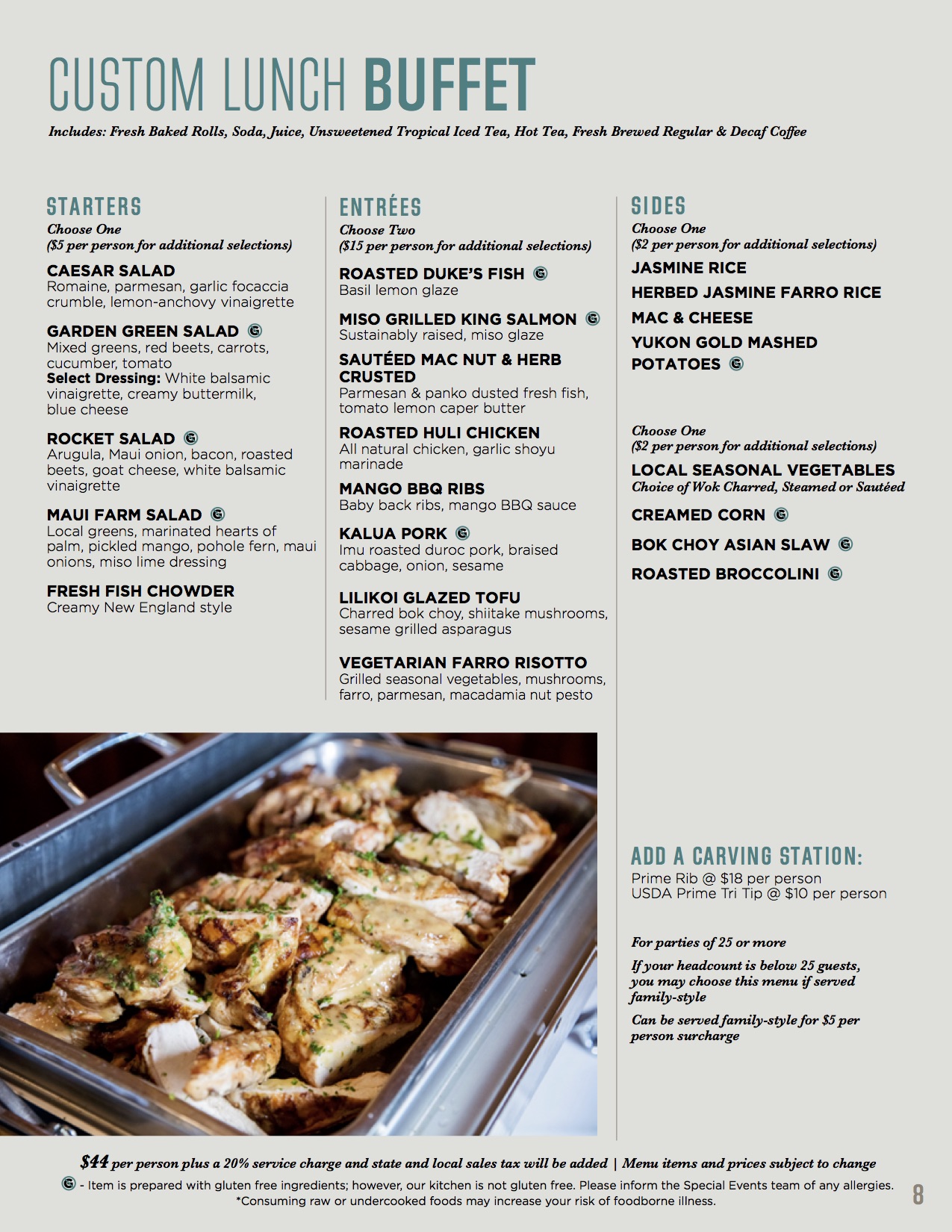 Special Event Menus Special Event Menus